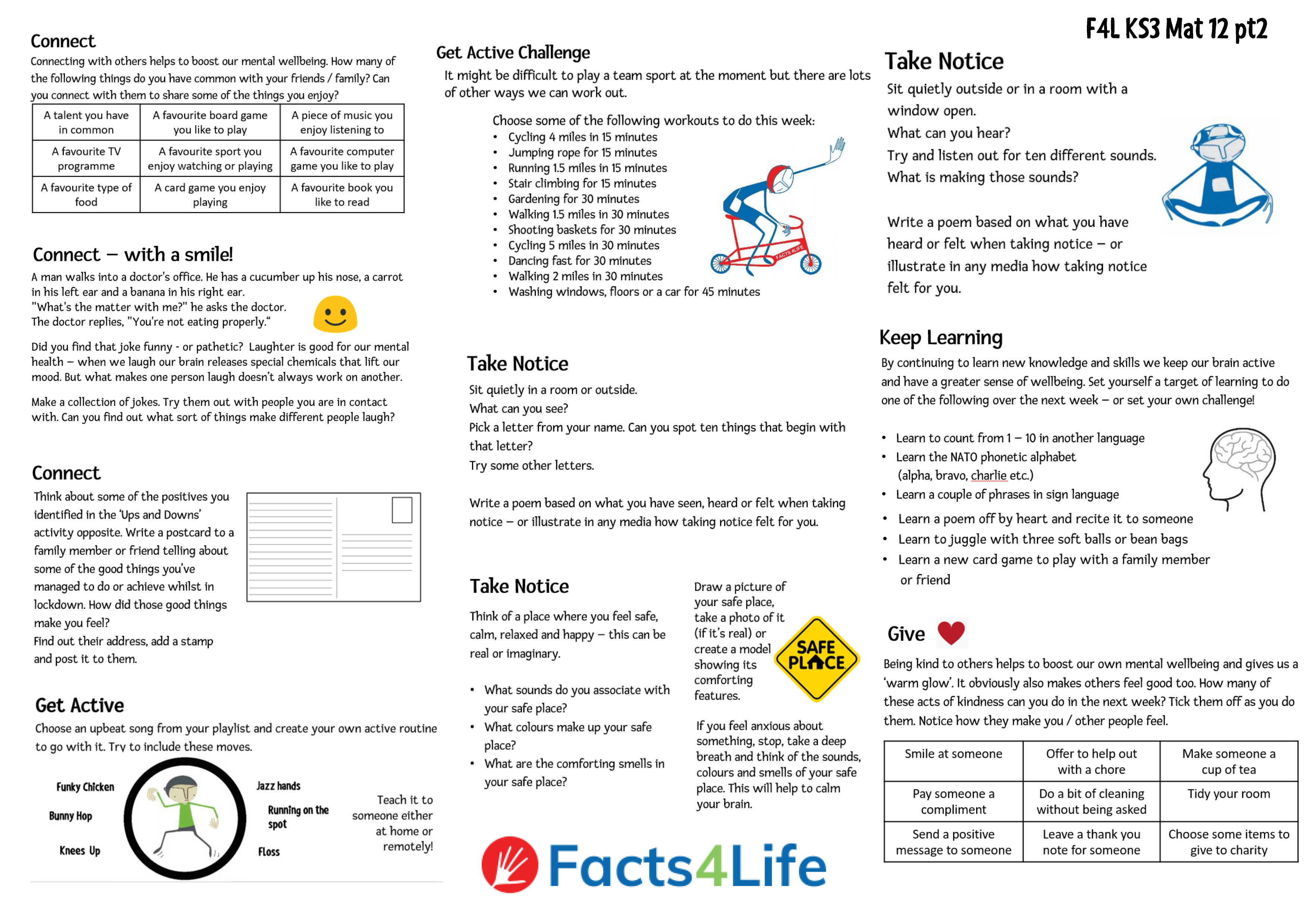 Home Learning Resources - KS3 - Facts4Life